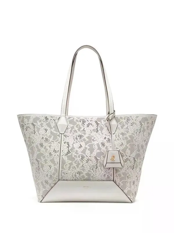 JIMMY CHOO Medium Tote Bag With Hanging Charm