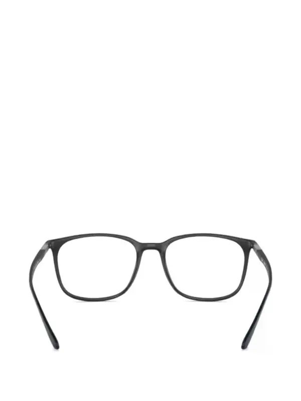 Ray-ban Matte Square Frame Glasses - Black