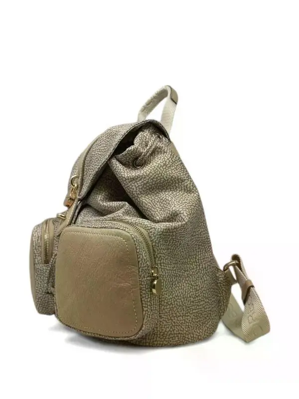 Borbonese Printed Backpack - Neutrals