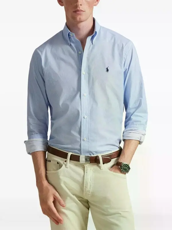 Polo Ralph Lauren Buttoned Long-sleeve Shirt - Blue