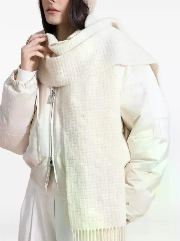 Rag & Bone Mila Fringed Scarf - Neutrals