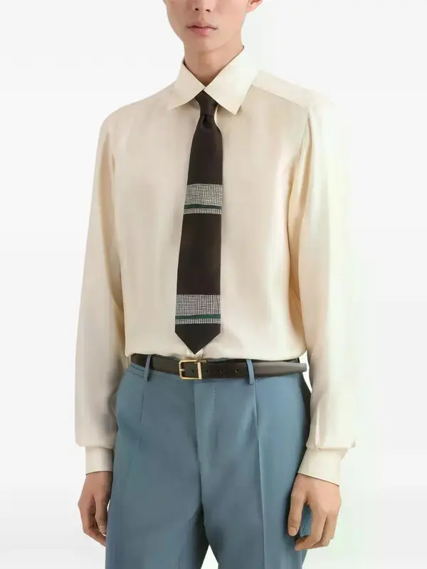 Dolce & Gabbana Printed Twill Neck Tie