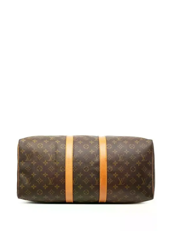 LOUIS VUITTON 1992 Monogram Keepall 45 Travel Bag - Brown