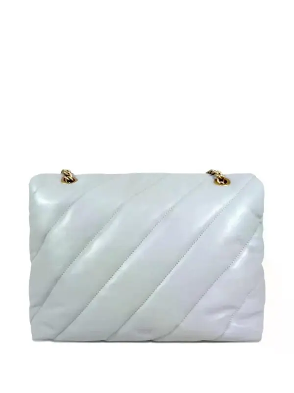 Pinko Quilted Chain-strap Shoulder Bag - Grey