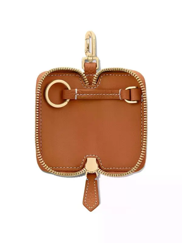 MAISON DE SABRE Zipped Key Charm - Brown