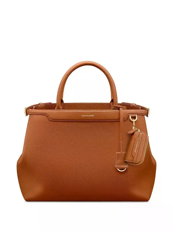 MAISON DE SABRE Zipped Key Charm - Brown