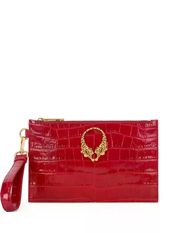 Roberto Cavalli Leather Clutch Bag