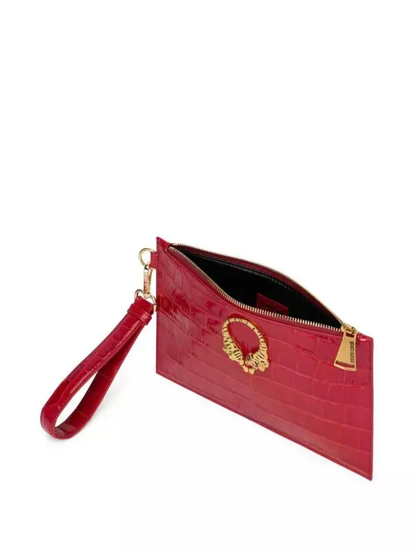 Roberto Cavalli Leather Clutch Bag