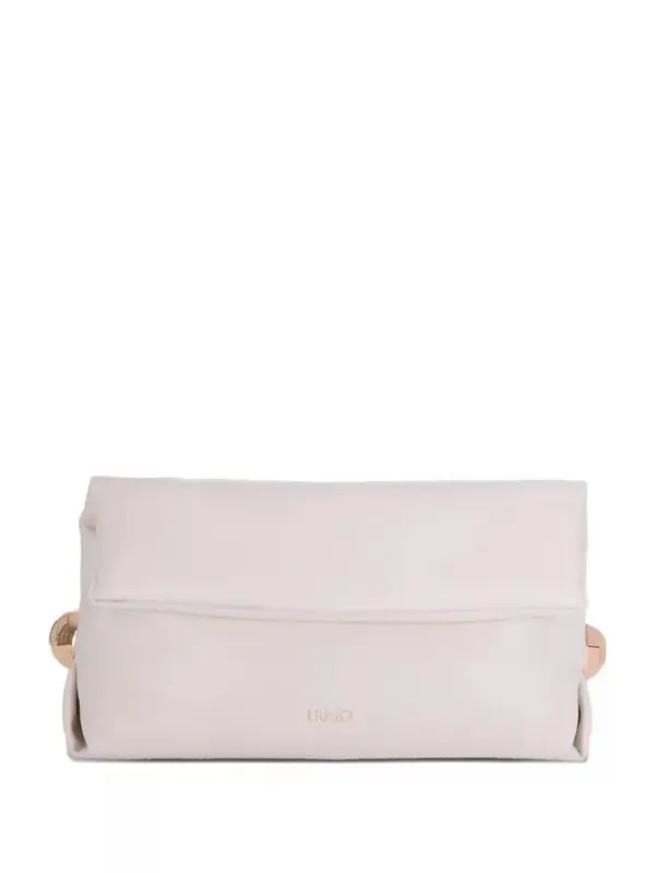 Liu Jo Clutch Bag With Pale Hardware - Neutrals
