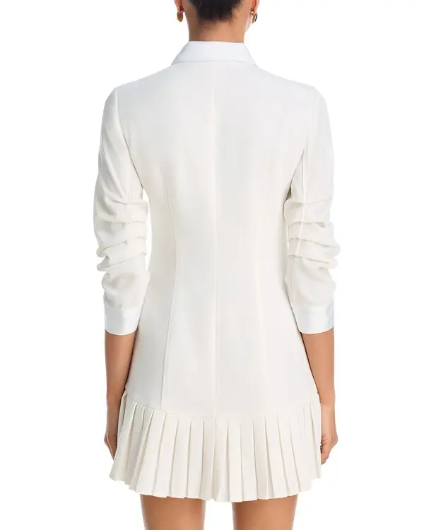 Cinq À Sept Drapey Crepe Lucilla Dress - Ivory