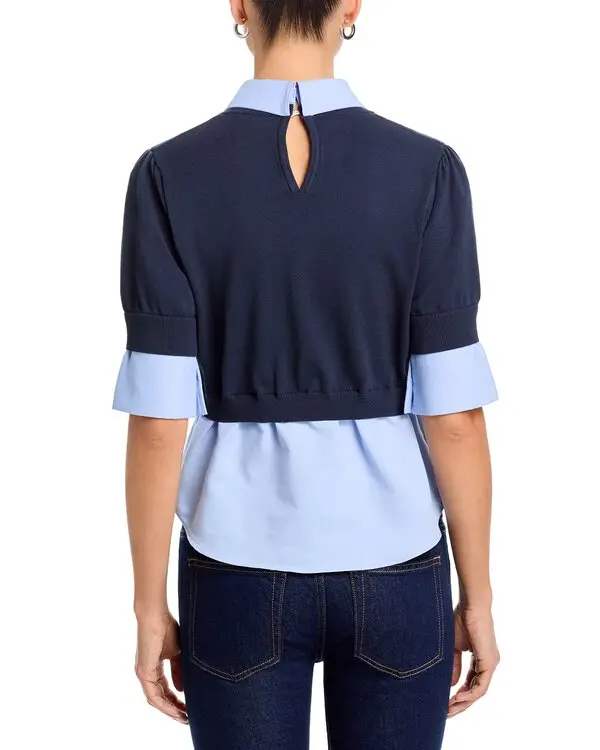 Cinq À Sept Capucine Top - Navy/rain