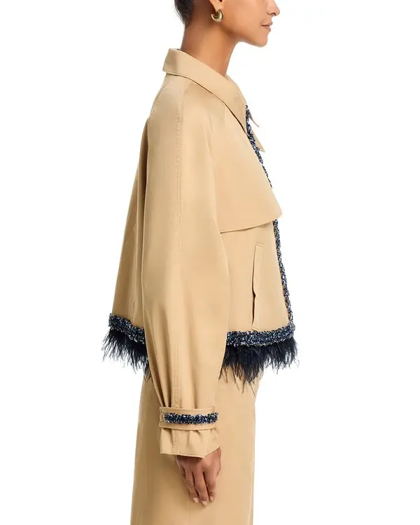 Cinq À Sept Carmila Jacket - Khaki/navy