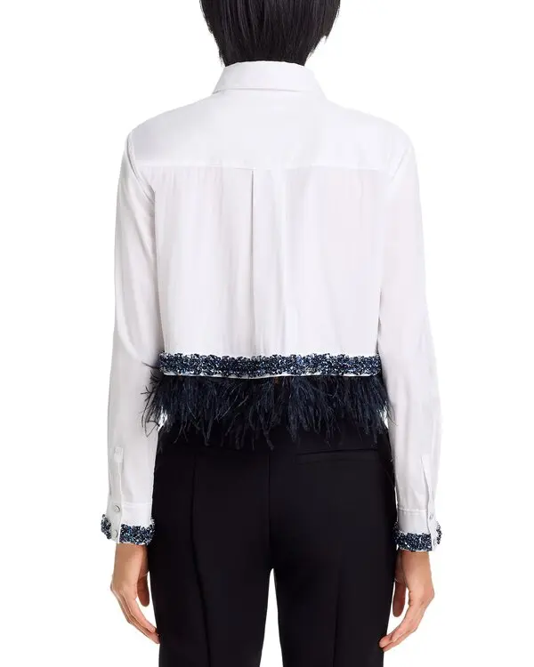 Cinq À Sept Sylvan Shirt - White/blue