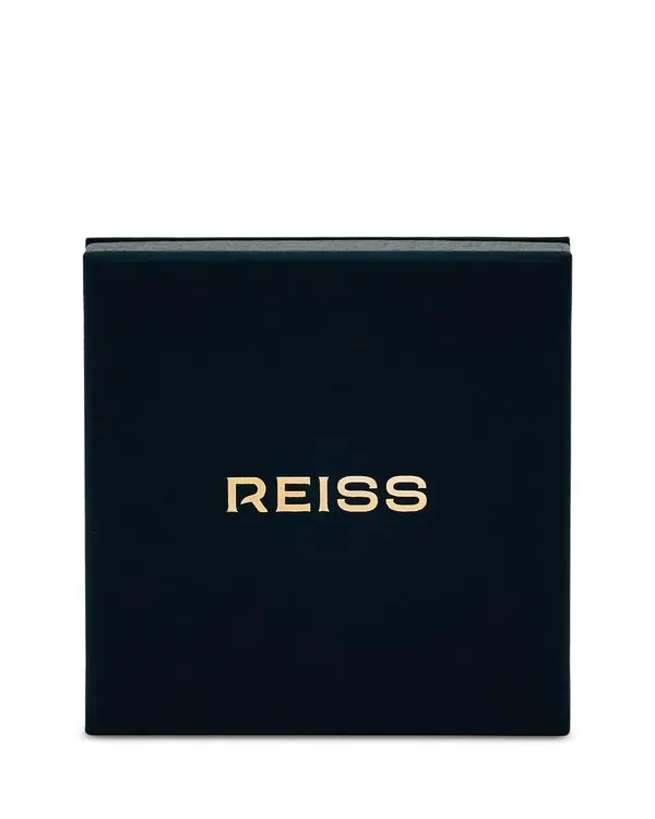 REISS Calla Curve Scoop Stud Earrings