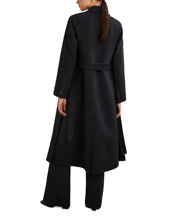 REISS Brogan Blindseam Coat - Navy