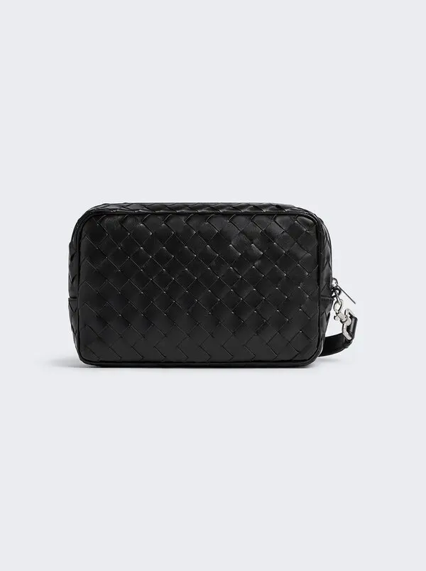 Bottega Veneta Leather Pouch - Black