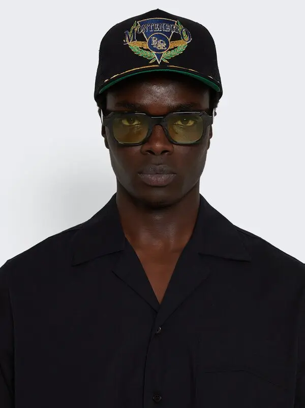 Rhude Montenegro Regatta Trucker Hat - Black