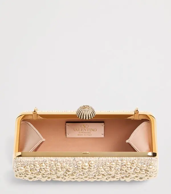 Valentino Garavani Beaded Carry Secrets Clutch
