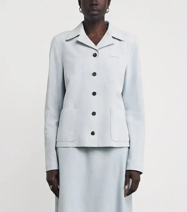 Lafayette 148 New York Suede Jacket