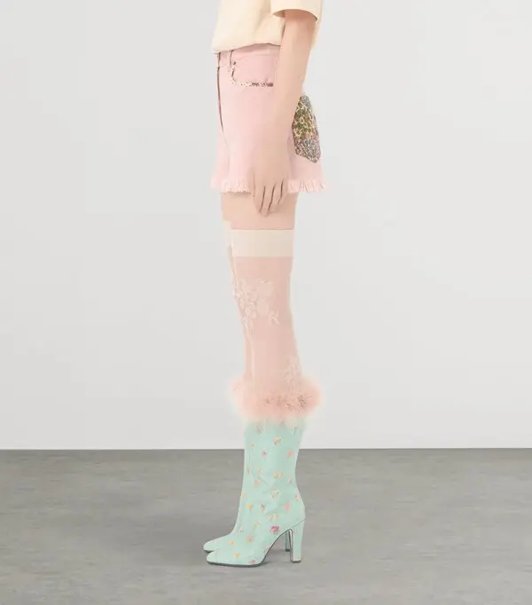 Valentino Garavani Cotton-linen Patch Shorts