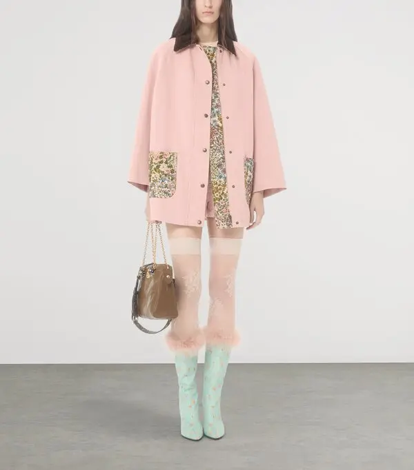 Valentino Garavani Cotton-linen Patch Shorts