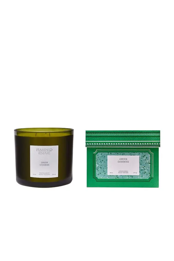 FLAMINGO ESTATE Green Goddess 26oz Candle - N,a