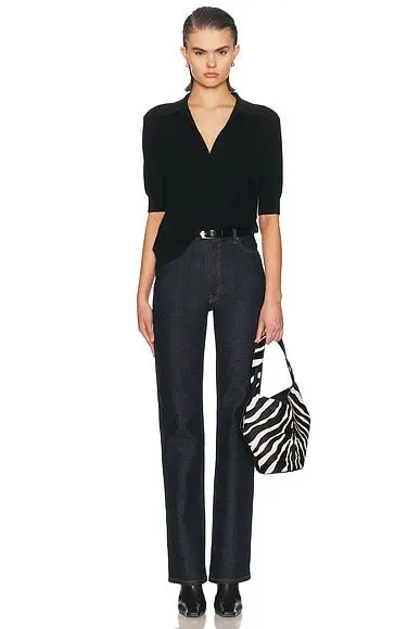 Khaite Shrunken Jo Sweater - Black