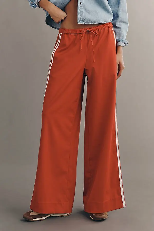 Joe's Jeans Tine Track Pants - Cherry Red