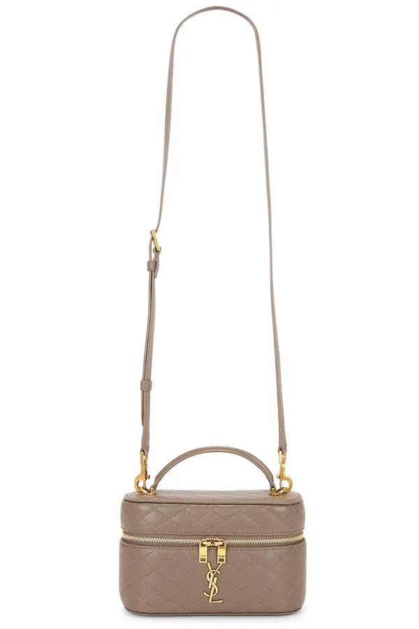 Saint Laurent Gaby Vanity Bag - Plaza Taupe