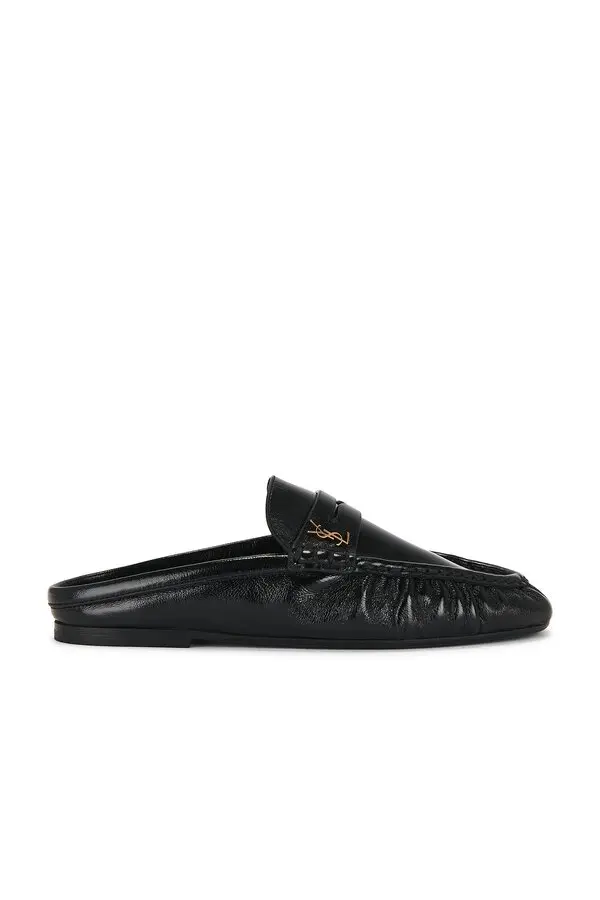 Saint Laurent Le Loafer Mule Mocassin - Nero