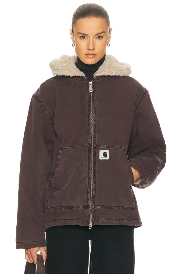 Carhartt Work In Progress Hooded Mitch Jacket - Palisander