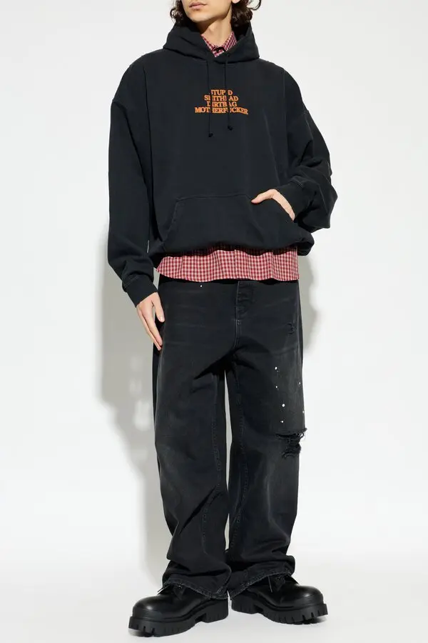 Vetements Printed Oversized Sweatshirt