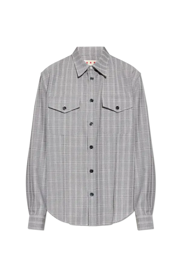 Marni Checked Pattern Shirt