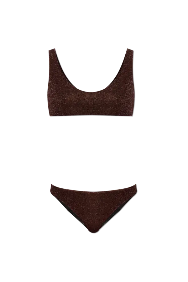 Oseree Two-piece Swimsuit - Brown