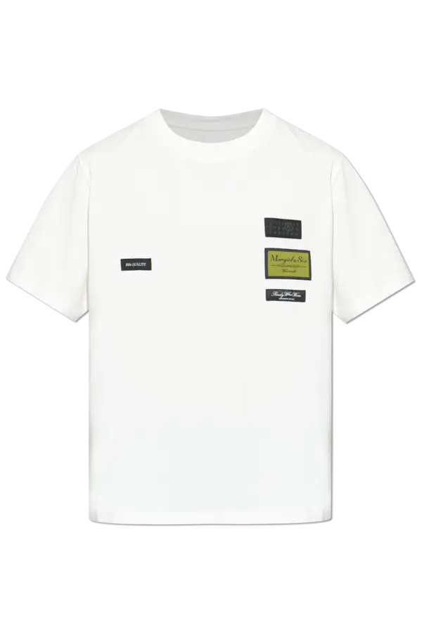 MAISON MARGIELA T-shirt With Patches - White