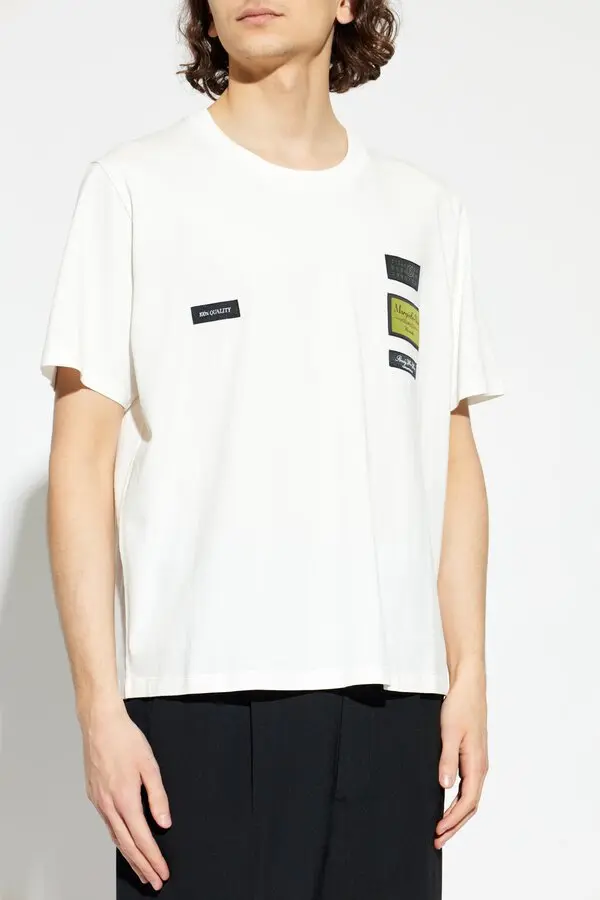 MAISON MARGIELA T-shirt With Patches - White