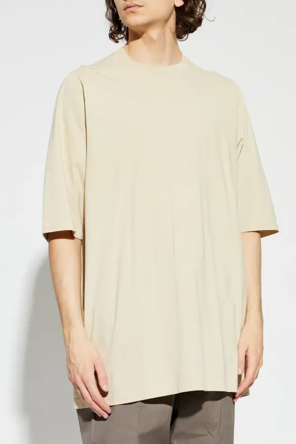 Rick Owens Cotton T-shirt - Cream