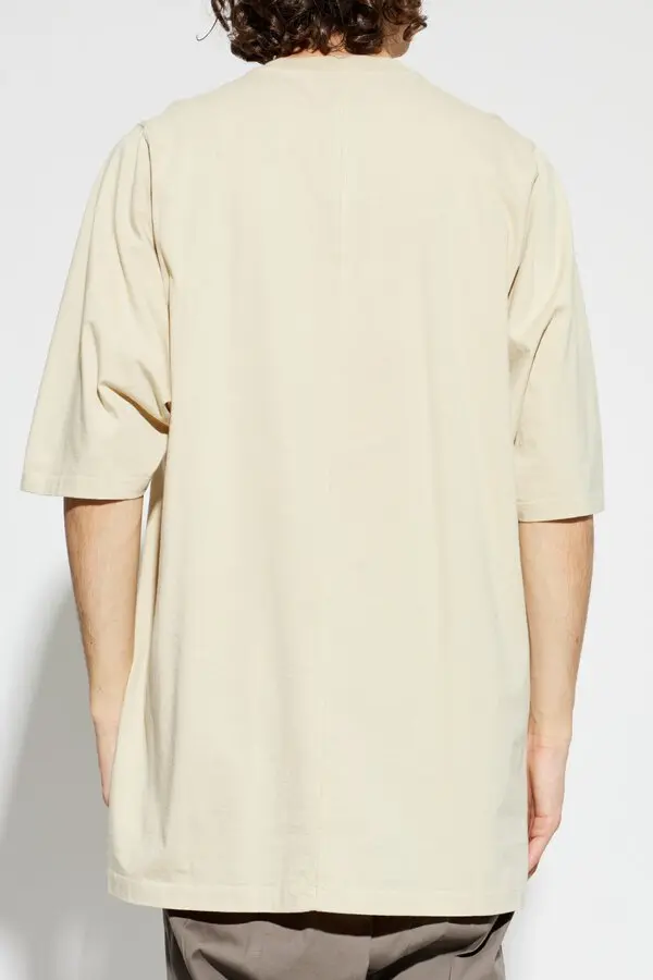 Rick Owens Cotton T-shirt - Cream