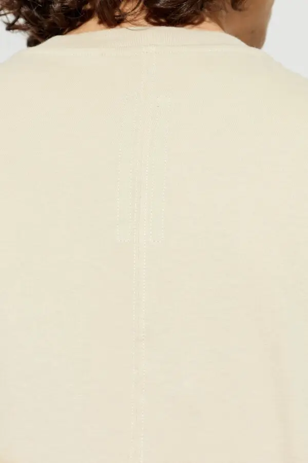 Rick Owens Cotton T-shirt - Cream