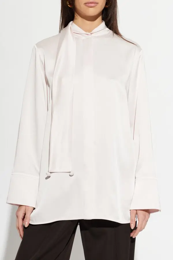 JIL SANDER Shirt With Decorative Neckline