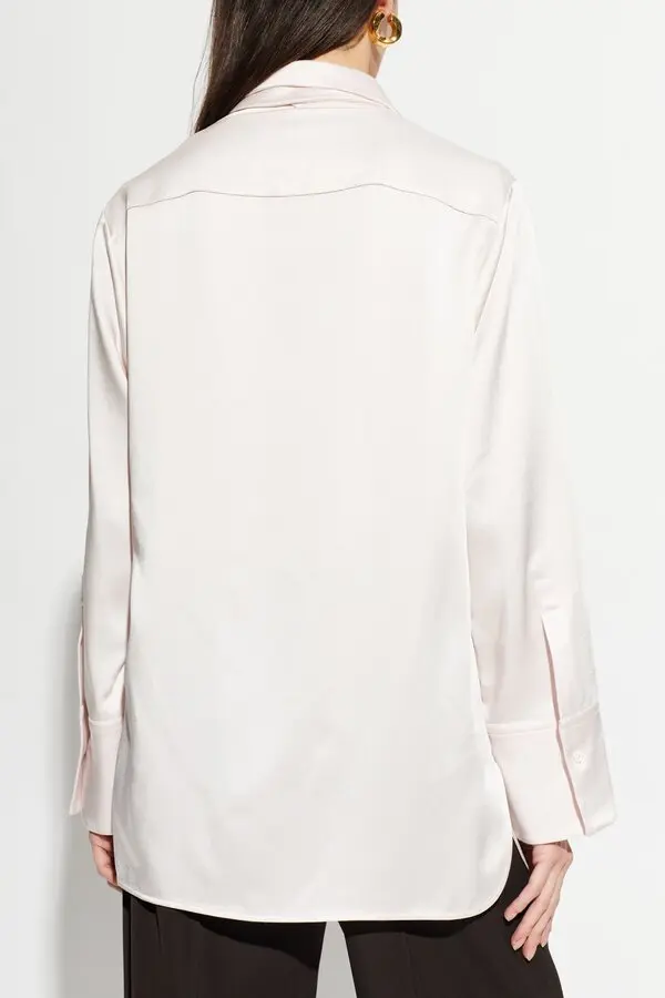 JIL SANDER Shirt With Decorative Neckline