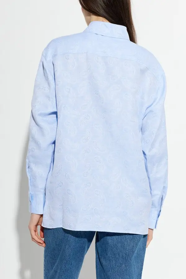 Etro Shirt With Pocket - Light Blue