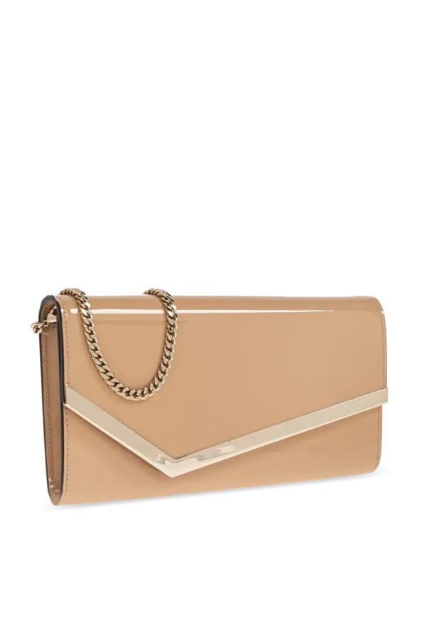 JIMMY CHOO Emmie Clutch - Beige