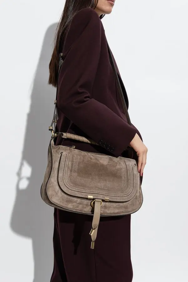 Chloé Marcie Small Handbag - Brown