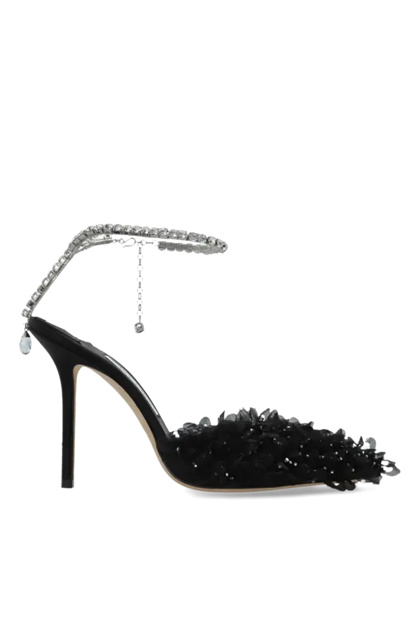 JIMMY CHOO Saeda Heeled Shoes - Black