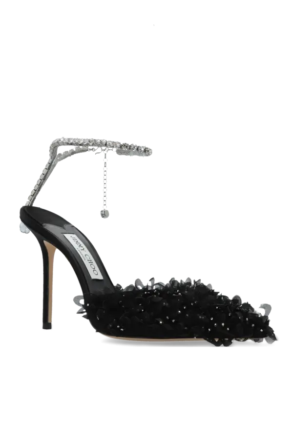 JIMMY CHOO Saeda Heeled Shoes - Black