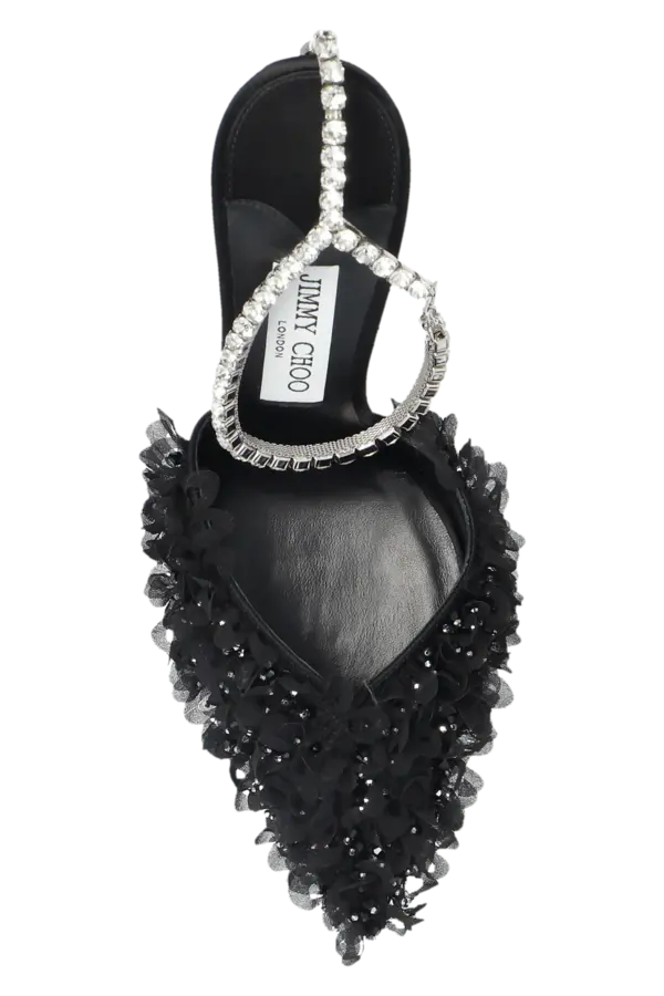 JIMMY CHOO Saeda Heeled Shoes - Black