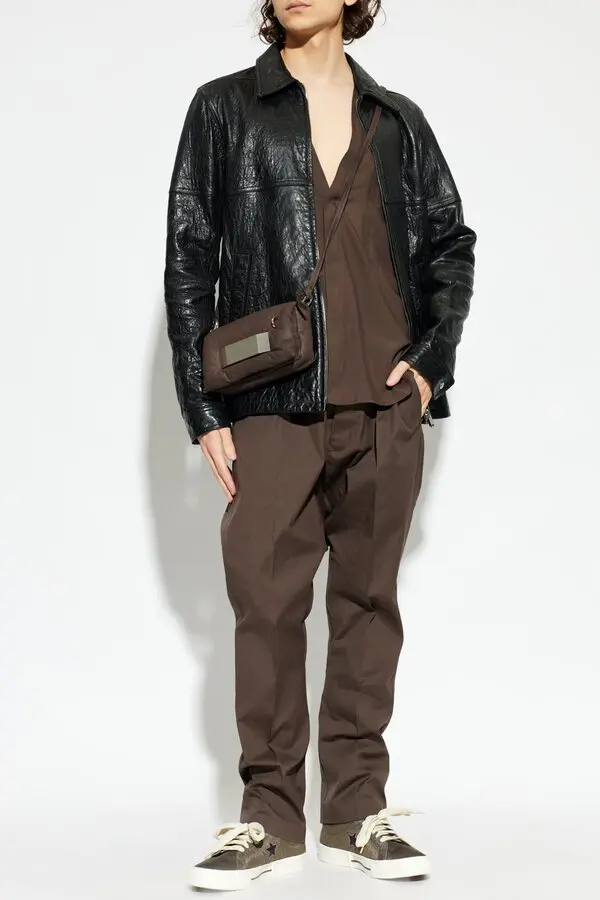 Rick Owens Wool Shirt With V-neck
