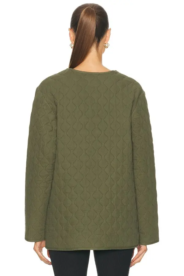 Donni. The Quilted Loop Jacket