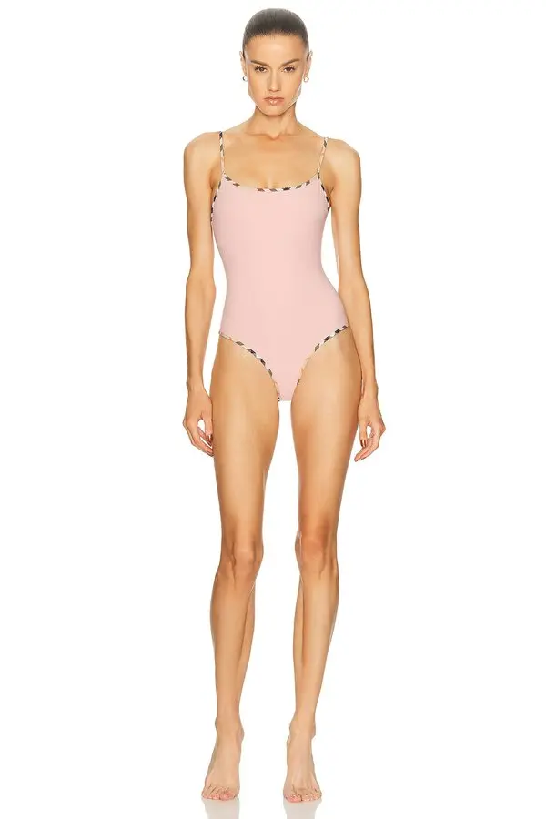 Burberry Sylvia One-piece Swimsuit - Begonia Pink